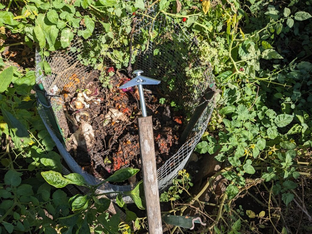 How to Make an Easy Compost Turning Tool | Sage's Acre