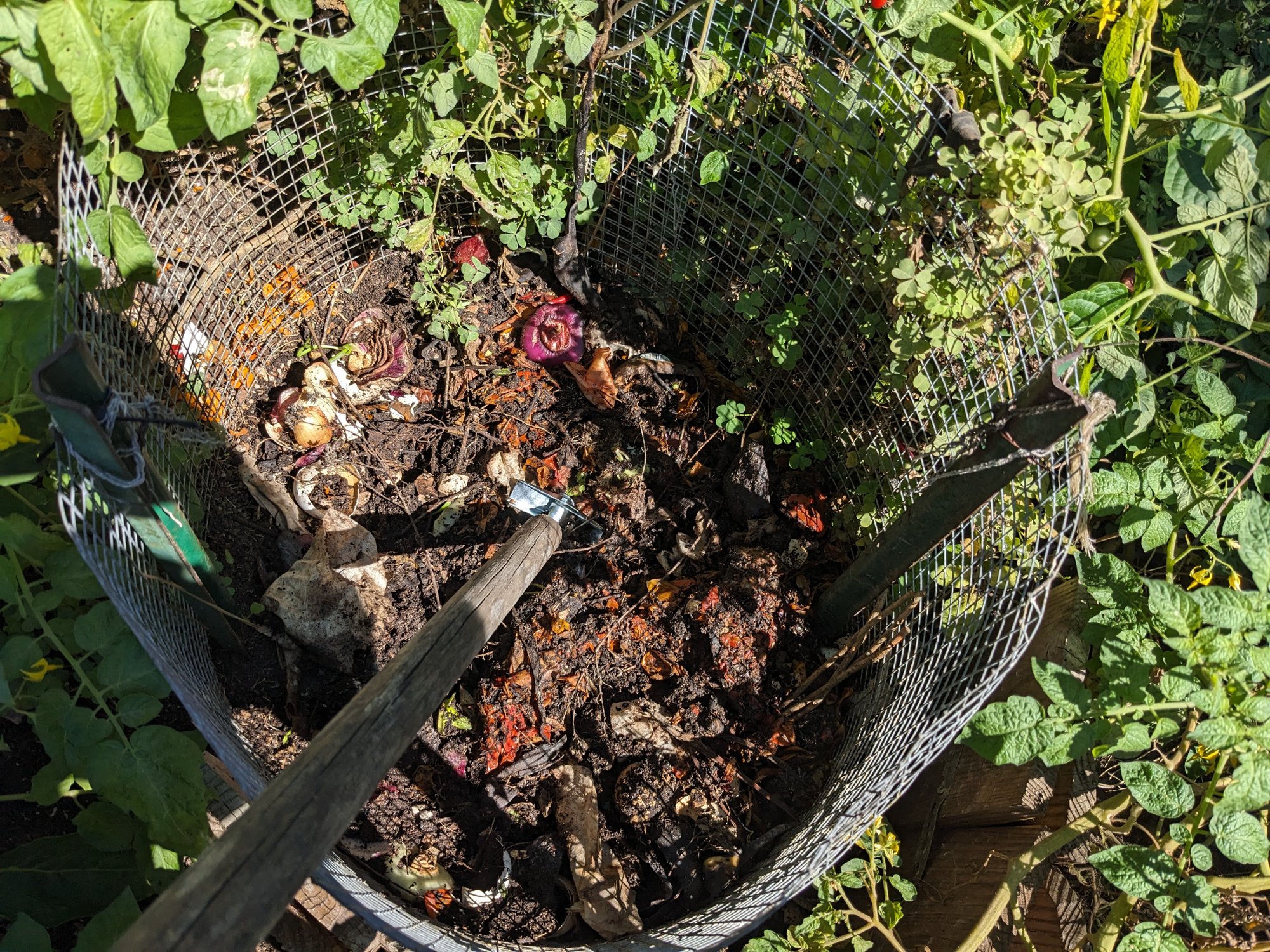 How to Make an Easy Compost Turning Tool | Sage's Acre